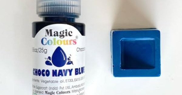 Navy Blue Chocolate Colour | Oil Candy Food Colour (25 Gms) - Magic Colours